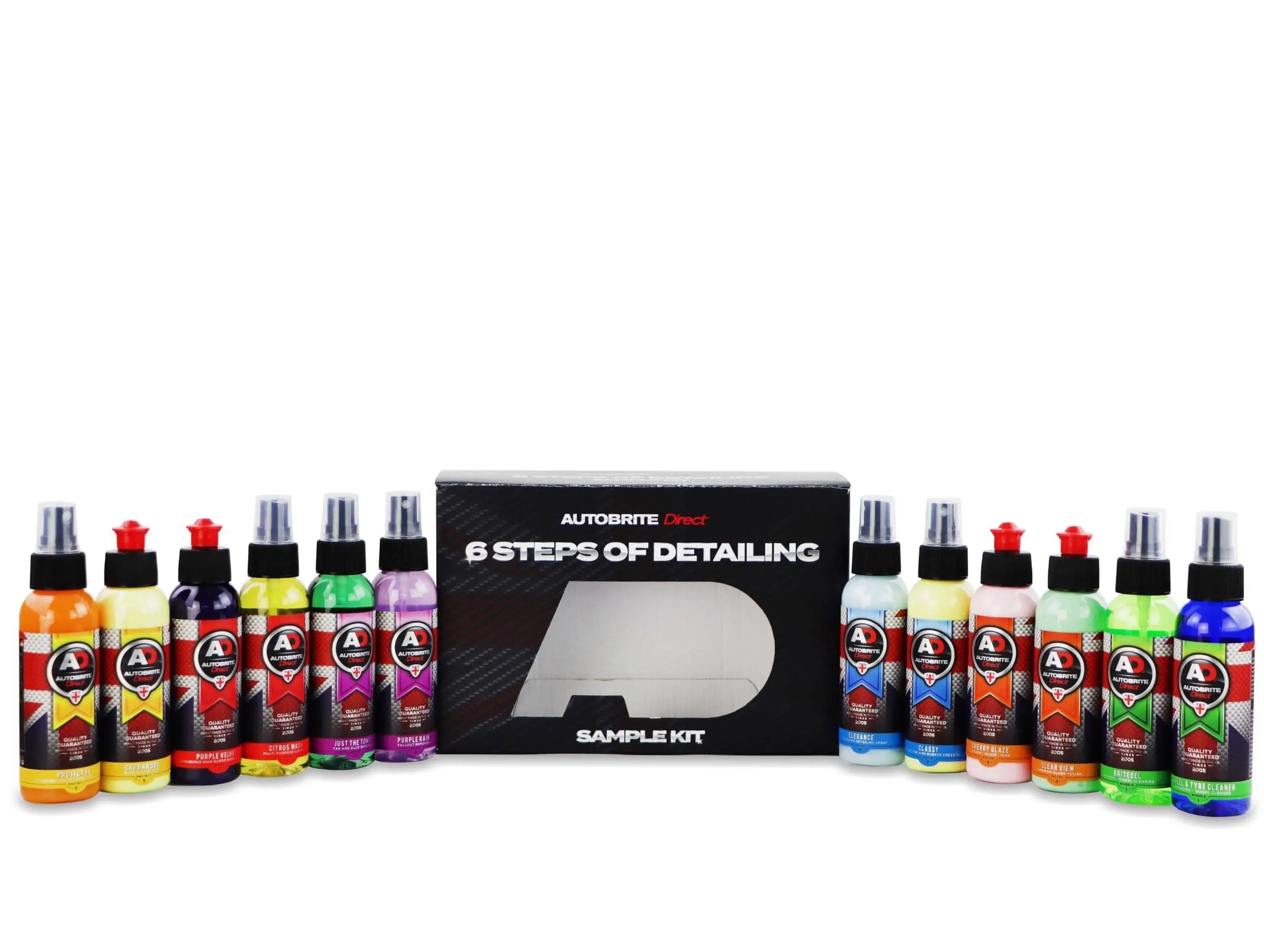 Autobrite Direct 6 Steps of Detailing Sample Kit